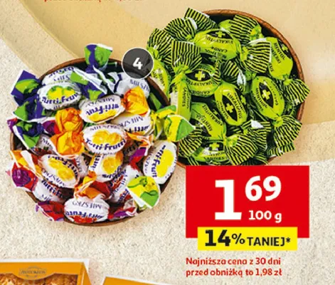 Cukierki mix MIESZKO TUTTI FRUTTI - cena - promocje - opinie - sklep ...
